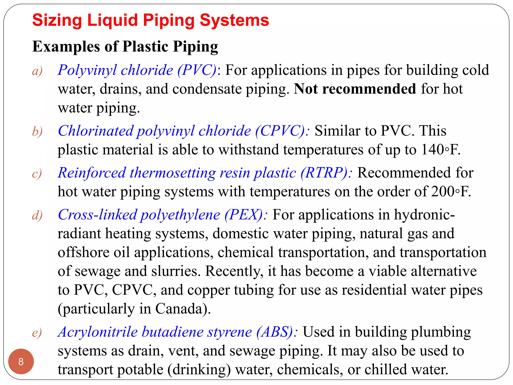 Liquid Piping Systems | PDF