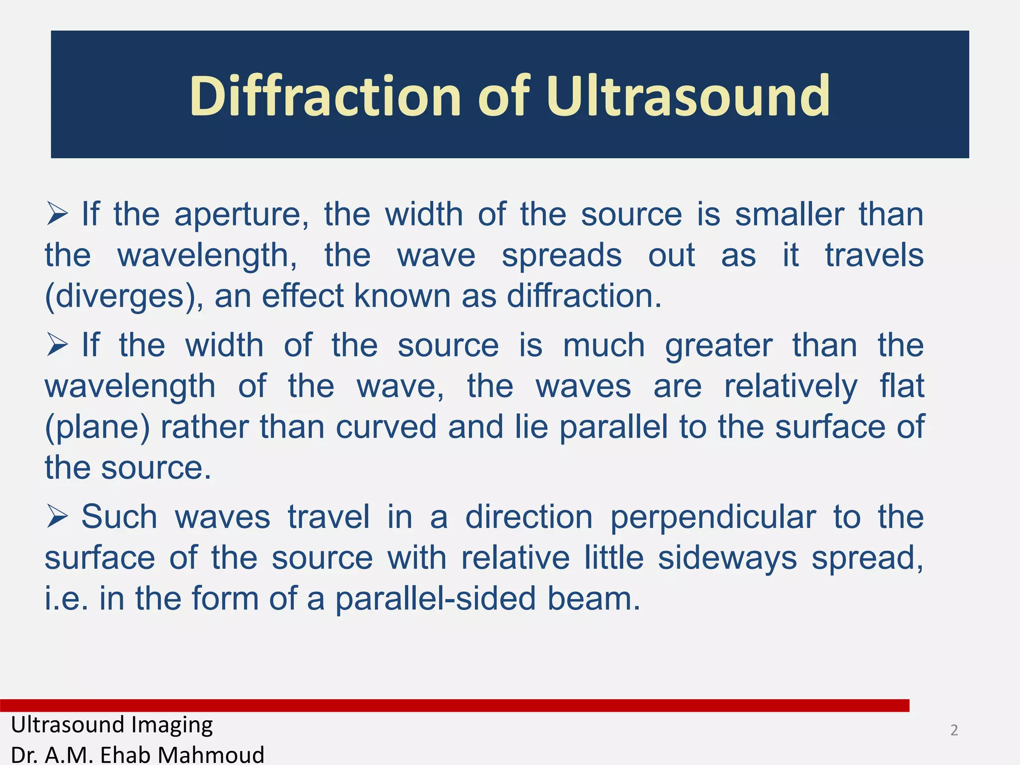 Medical Equipment Ultrasound Lecture 3 | PDF