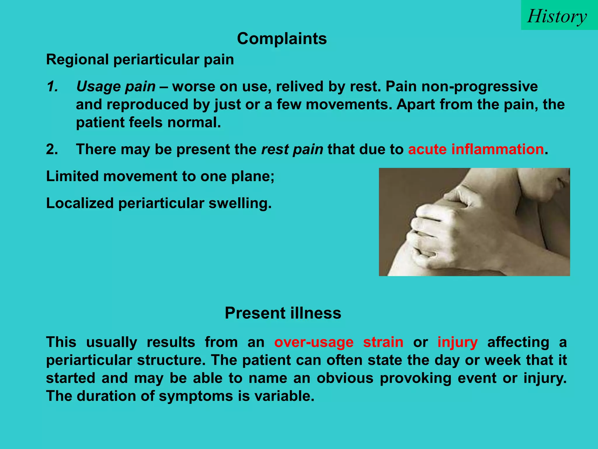Inflammatory Periarticular Lesions Lecture 3 | PPT