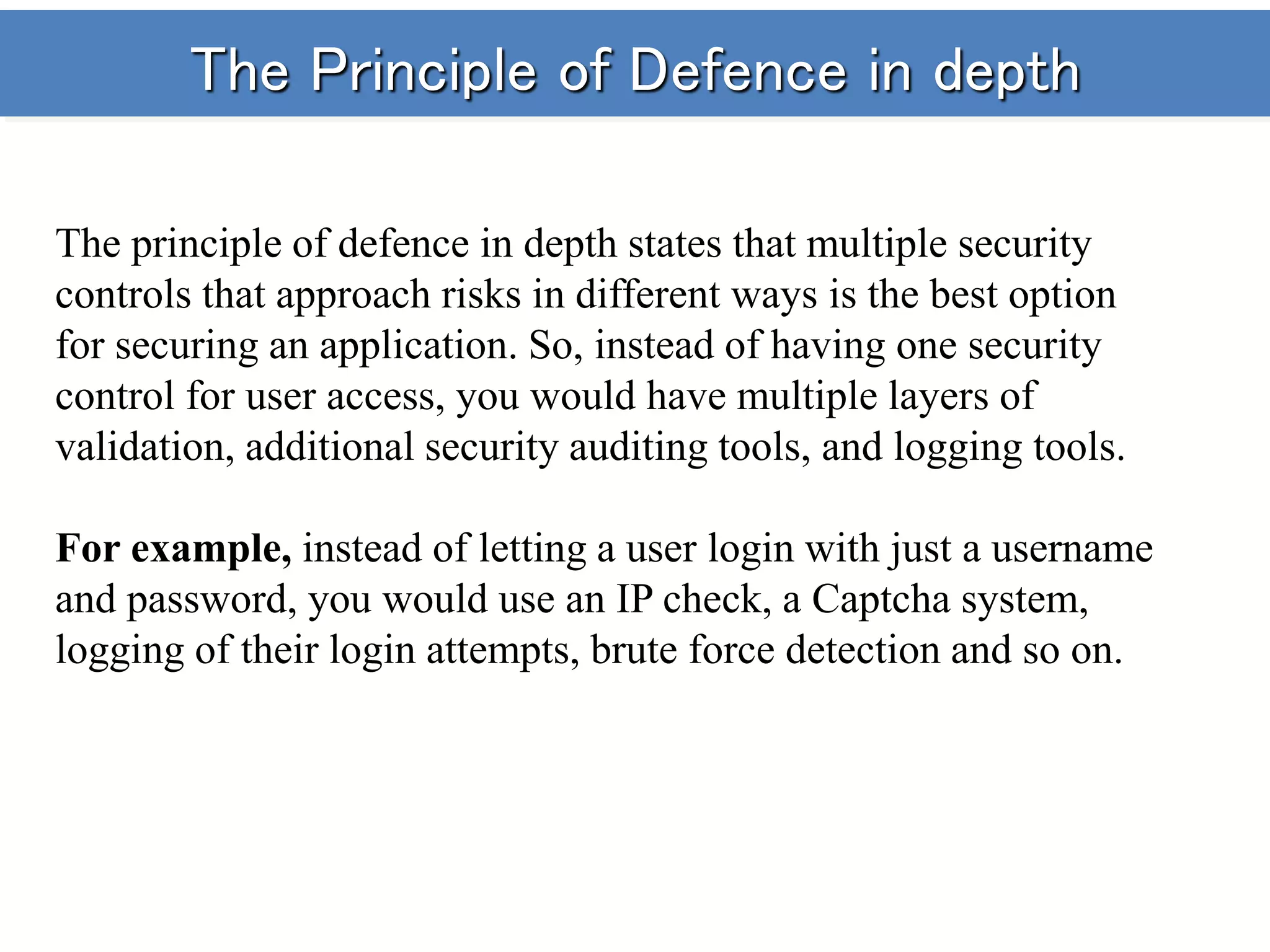 Principles for Secure Design and Software Security | PDF