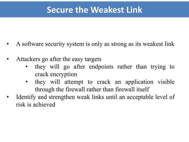 Principles for Secure Design and Software Security | PDF