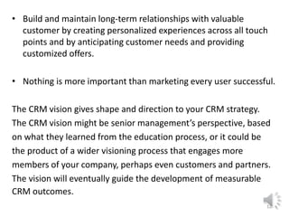 Lecture 3 Customer Relationship Management | PPTX