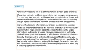 Lecture 3 food insecurity | PPTX