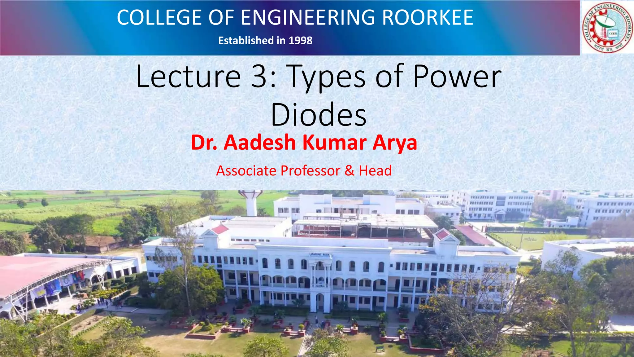 Lecture 3 Types of Power Diodes | PPT