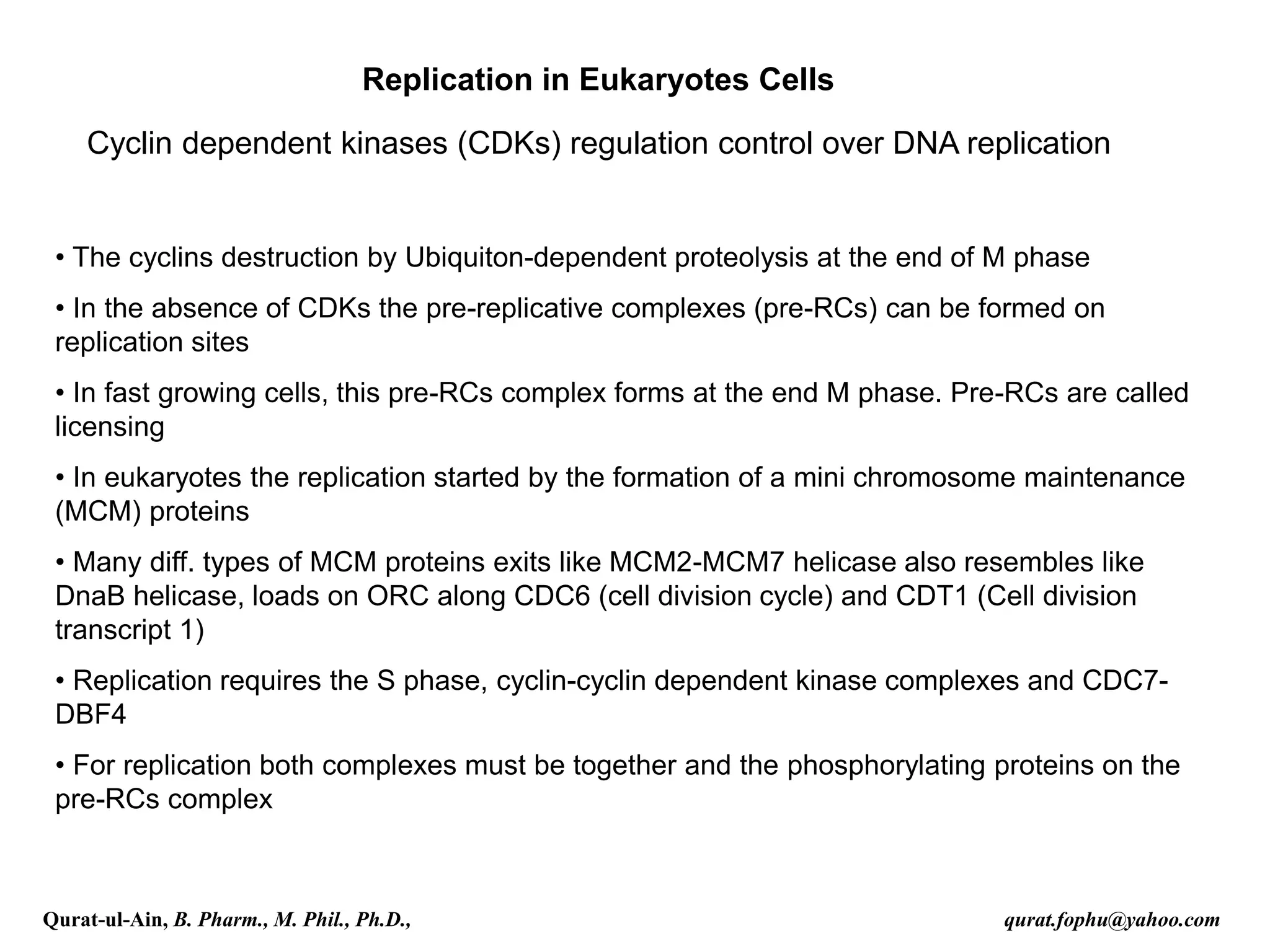 Lecture 3.part 2 DNA Replication | PPTX