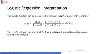 Machine Learning (Classification Models) | PPTX