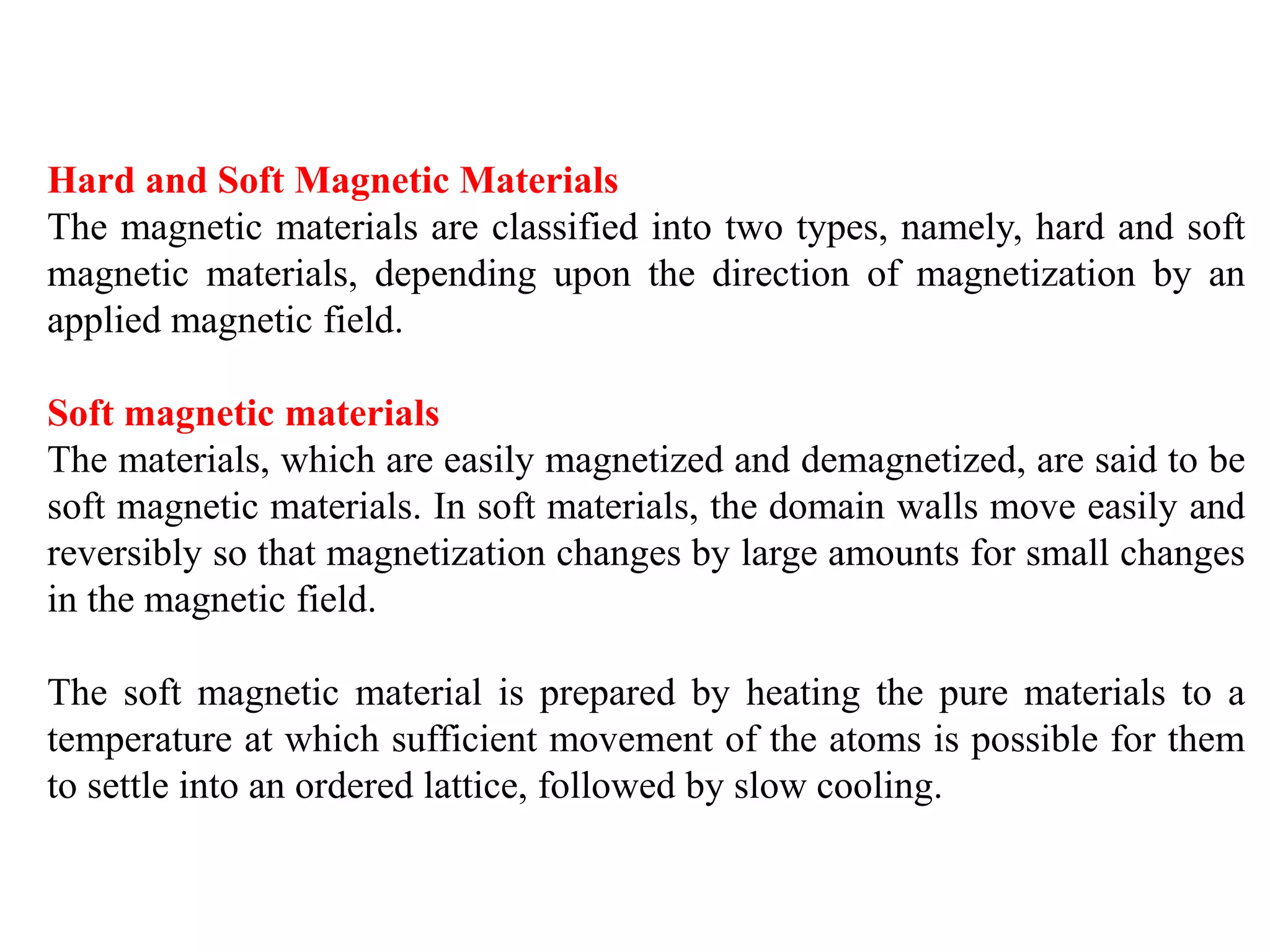 hard and soft magnet | PPTX