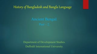 Ancient Bangla history | PPTX