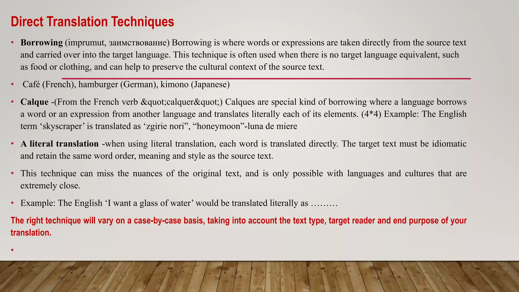 Translation pptx | PPT