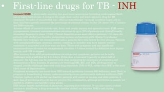 Common principles of treatment of TB patients | PPTX | Infectious ...