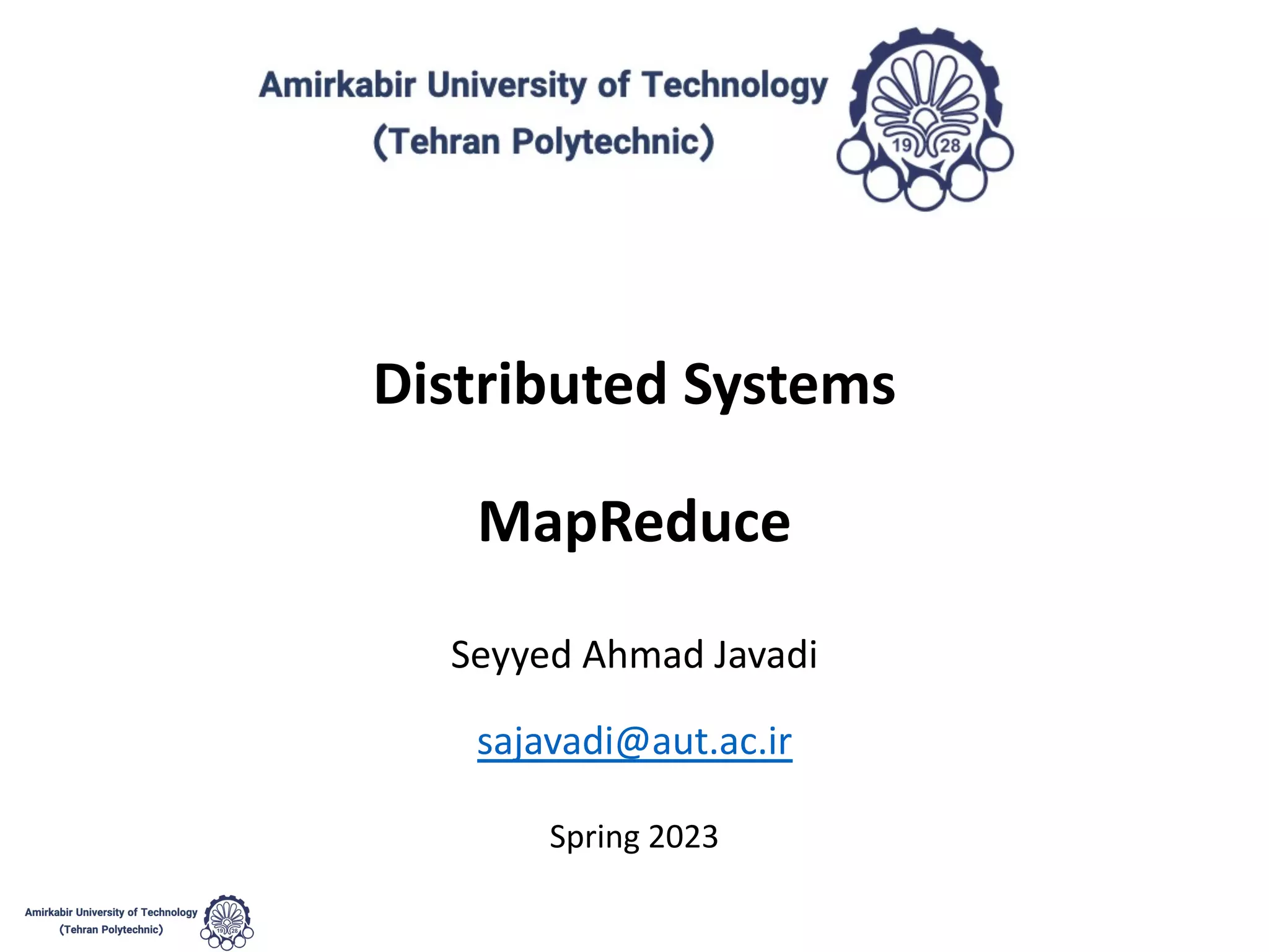MapReduce and HDFS for Large-Scale Analytics | PPT