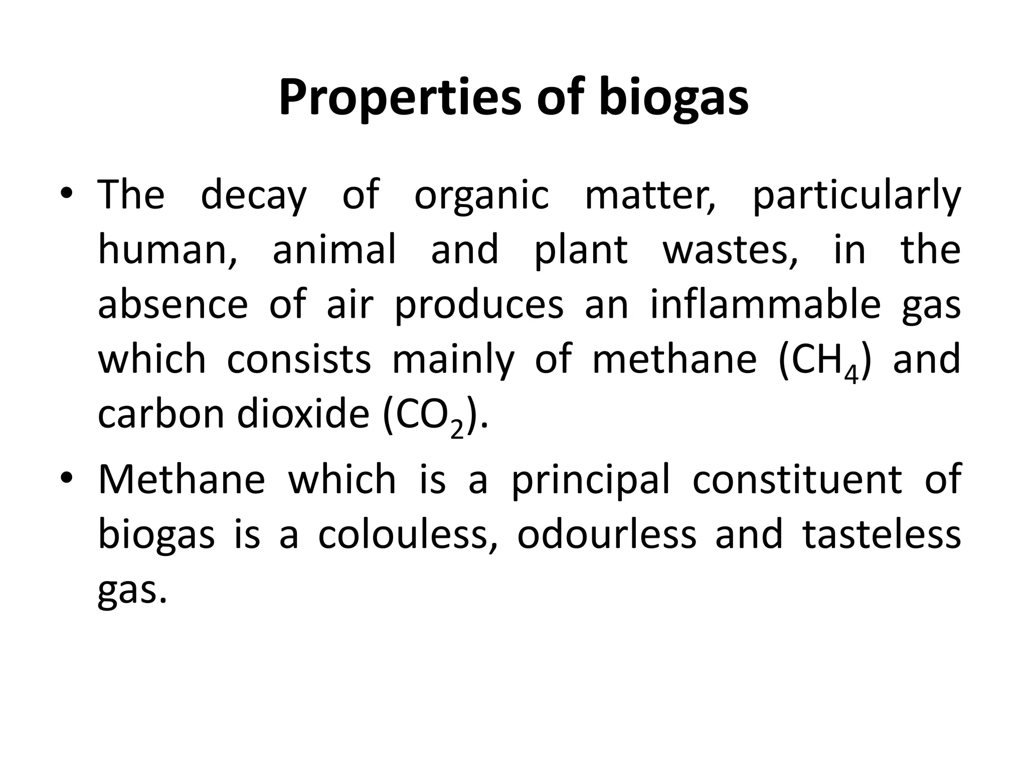 biogas technology | PPT