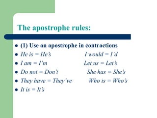 Punctuation mark full sghshwhwh shhwhwhwhwh | PPTX