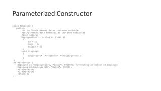 Constructor and Destructor.pdf | Programming Languages | Computing