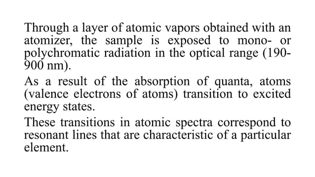 Lecture 3. Atomic-absorption spectrophotometry.pptx | Chemistry | Science