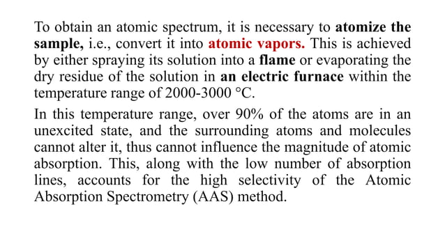 Lecture 3. Atomic-absorption spectrophotometry.pptx | Chemistry | Science