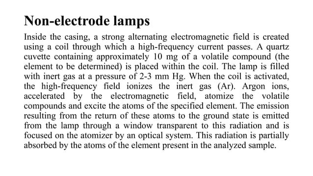Lecture 3. Atomic-absorption spectrophotometry.pptx | Chemistry | Science