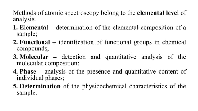 Lecture 3. Atomic-absorption spectrophotometry.pptx | Chemistry | Science