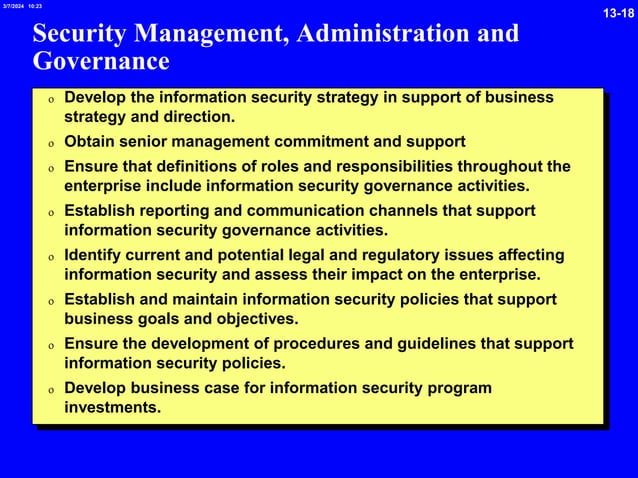 Information Security Lecture Slides Ppt Information And Network Security Computing