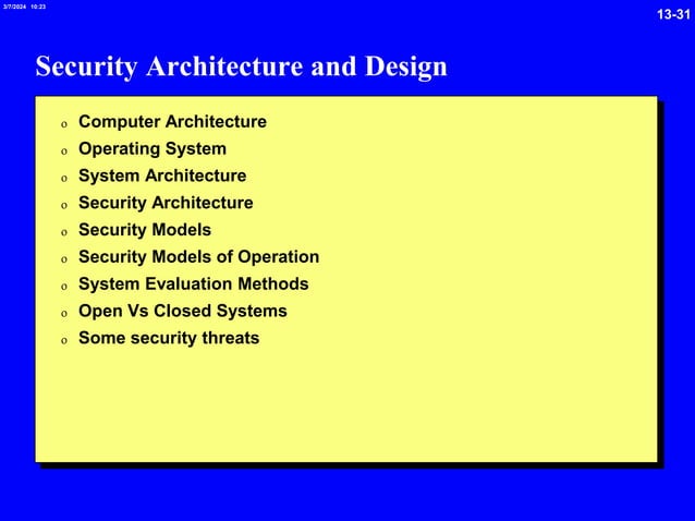 Information Security Lecture Slides Ppt