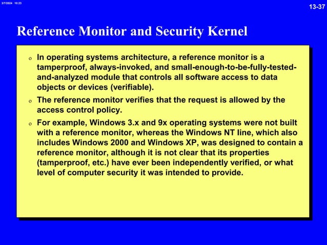 Information Security Lecture Slides Ppt Information And Network Security Computing