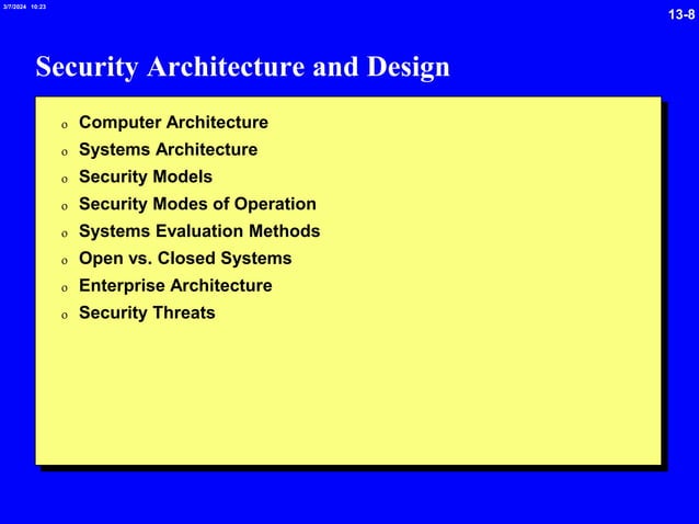 Information security Lecture slides .ppt | Information and Network ...