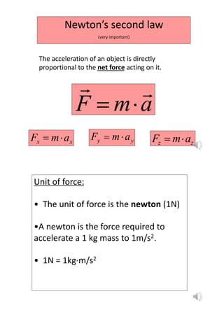 Biomechanics newtons laws and application | PDF