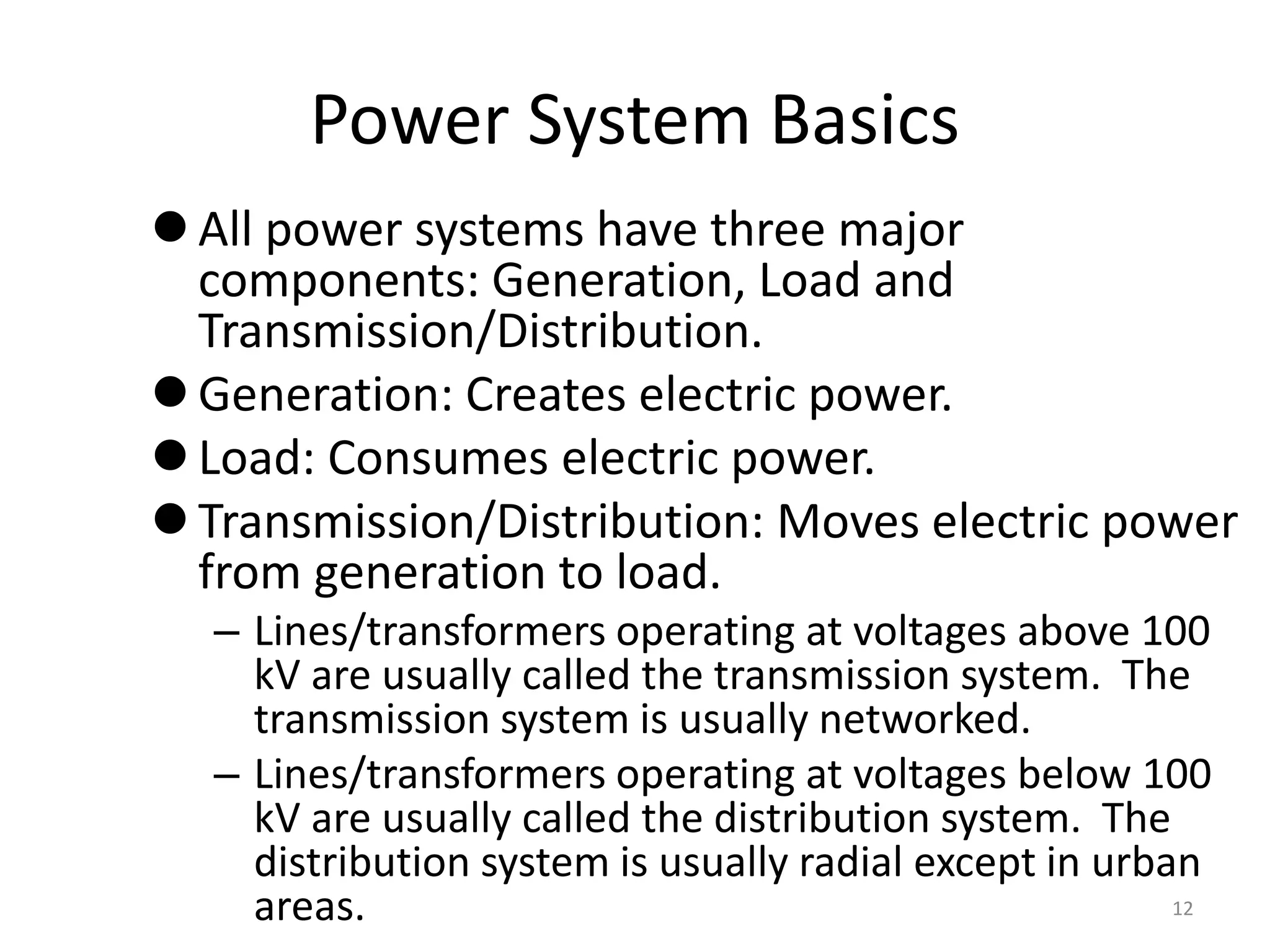 Power system analysis three phase system and power system operation | PPT