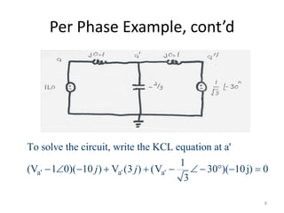 Power system analysis three phase system and power system operation | PPT