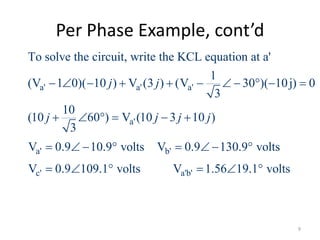 Power system analysis three phase system and power system operation | PPT