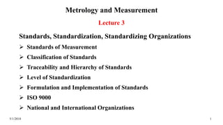 Metrology Book, Bachelors in Mechanical Engineering | PPTX