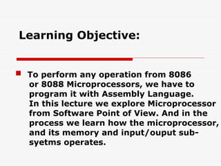 Lecture_3.ppt microprocessors 8066 and 8088 | PPT