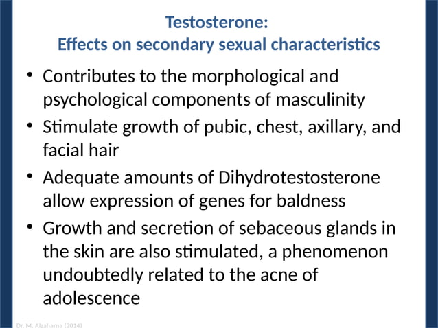 Testosterone mechanism of action in human | PPTX
