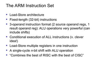 Embedded Systems ARM Computer Architecture | PPT