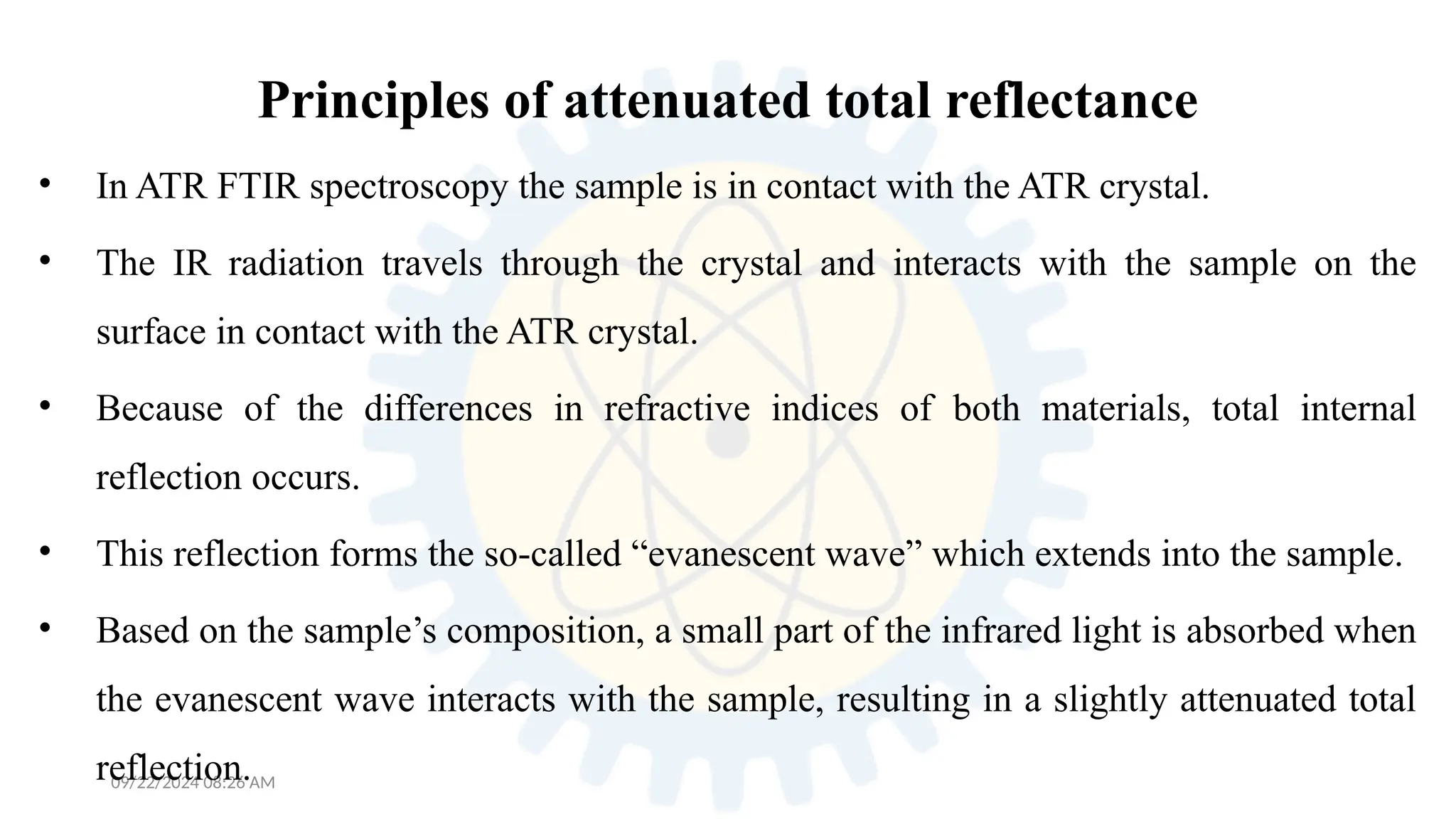 LECTURE 3.pptx ATR lecture for enhancing on FTIR usage in ...
