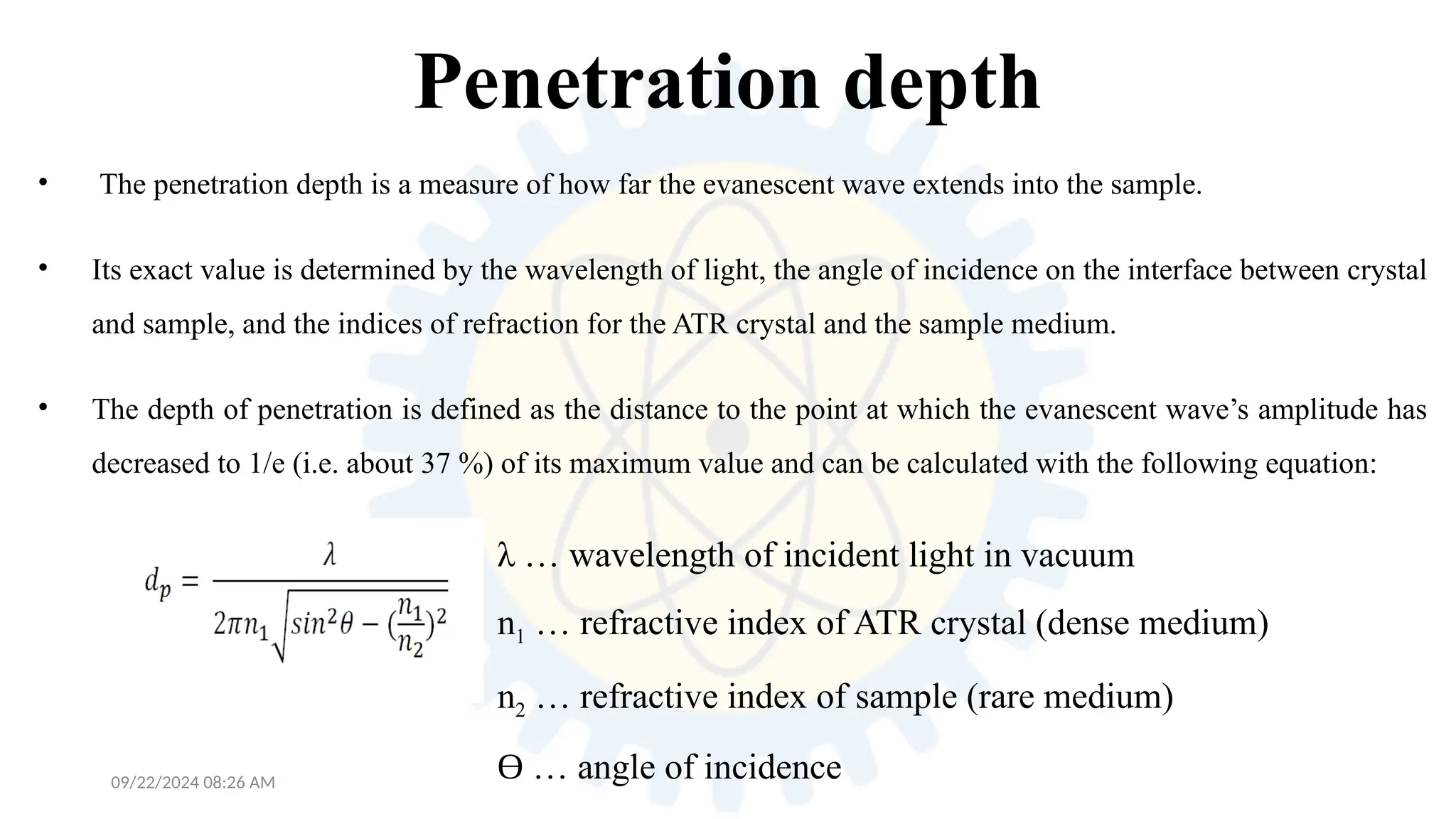 LECTURE 3.pptx ATR lecture for enhancing on FTIR usage in ...