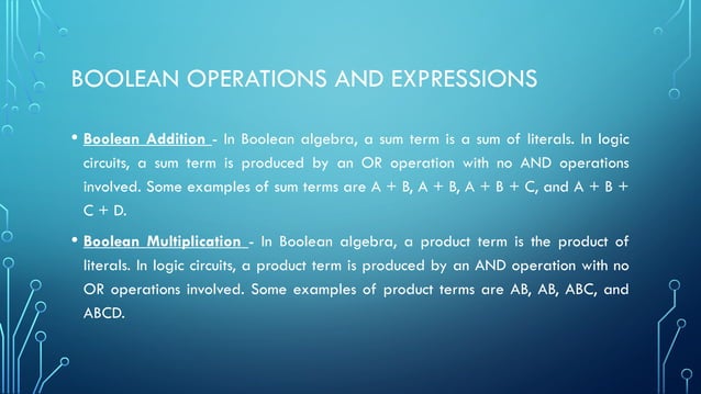 Lecture3 - Boolean Algebra - Digital Logic Design.pptx Lecture3 - Boolean Algebra - Digital Logic Design.pptx