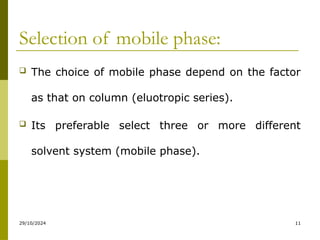 Thin layer chromatoghraphy in Pharmacognosy | PPT