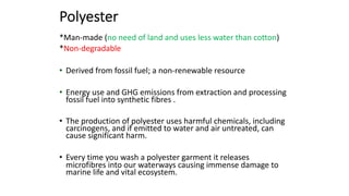 Sustainability issues in Textile & Apparel Industry | PDF