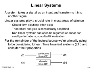 signal and systems basics for engineering | PPT