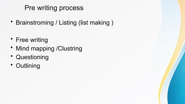 prewriting techniques prewriting techniques | PPTX
