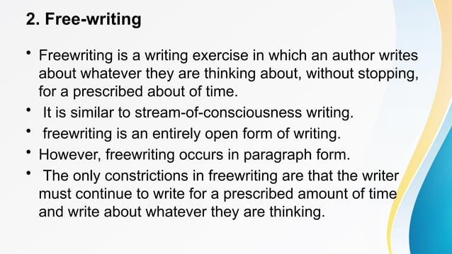 prewriting techniques prewriting techniques | PPTX