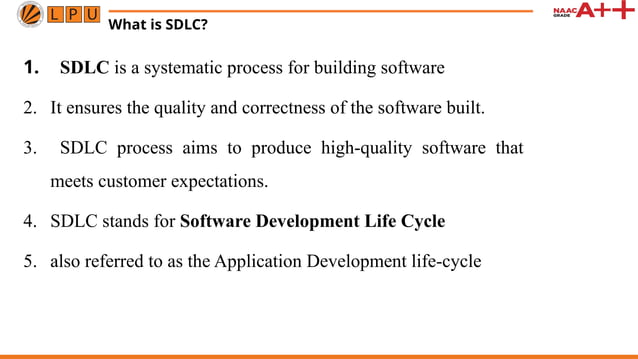 software Engineering lecture on development life cycle | PPT