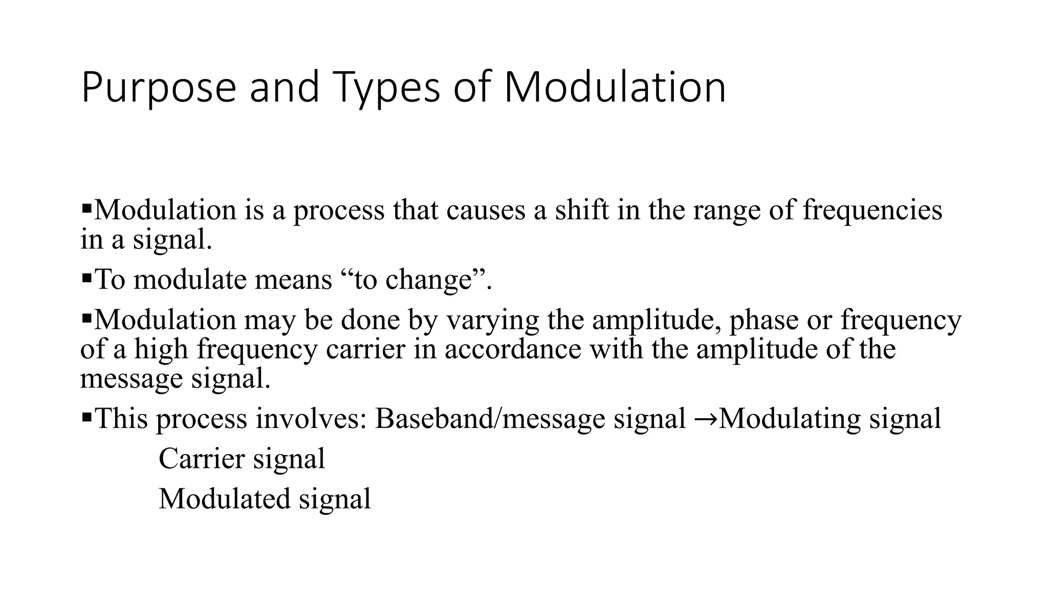Lecture 3 Amplitude Modulation And Demodulation Pdf