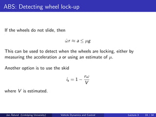 vehicle dynamics and control in 4 wheel vehicle | PDF