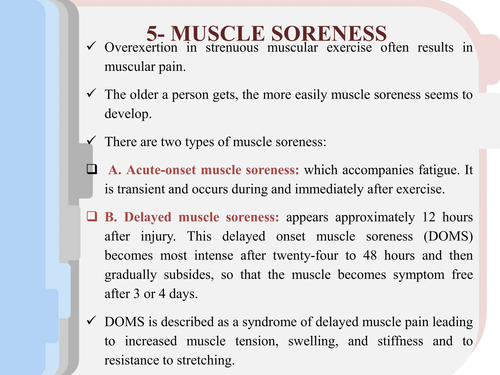 Lecture 3. Soft tissue injuries in sport ...