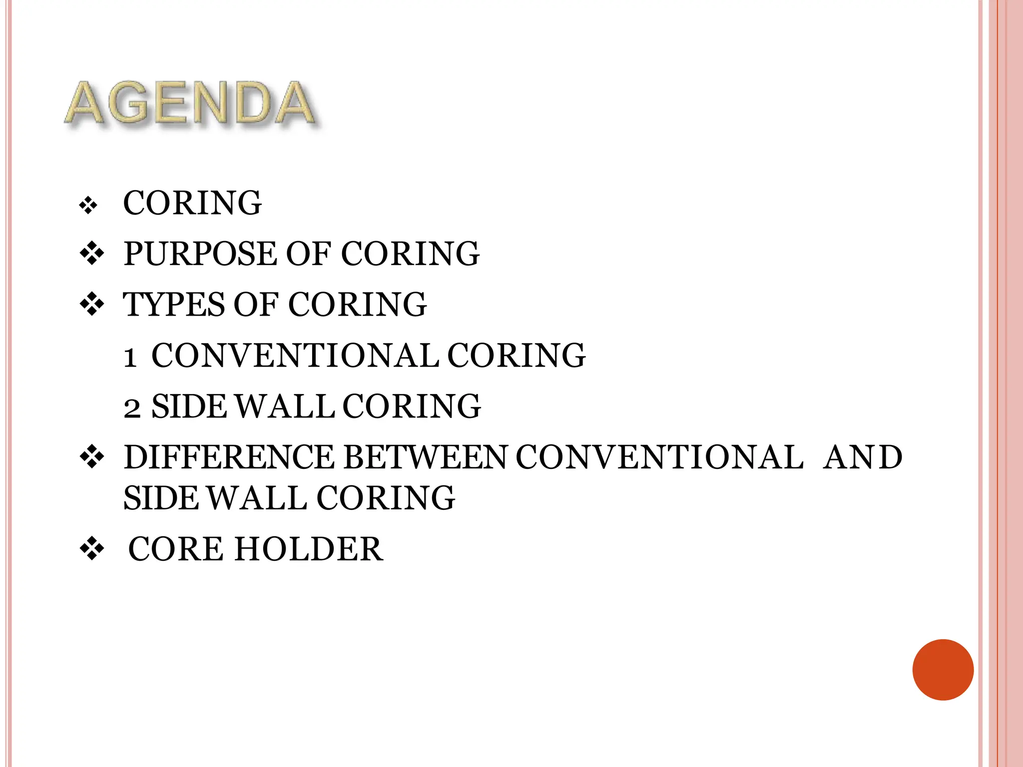 Lecture (3-4) Coring and Core Analysis.pdf | Free Download