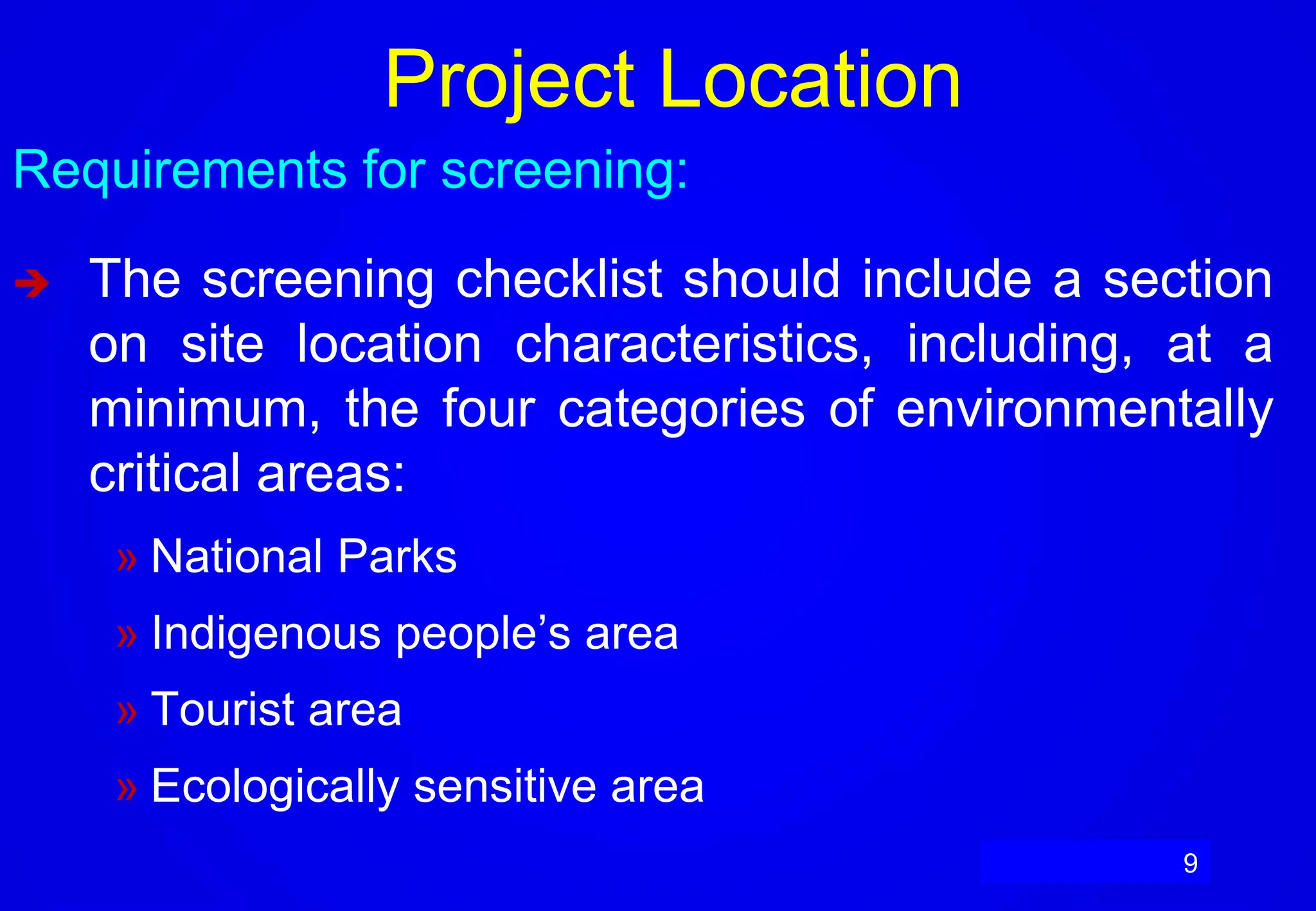 Lecture 3-4 EIA-process EIA EIA EIA EIA EIA | PPT