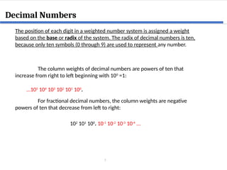 Lecture # 3-4 Number Systems. DIGITALSS | PPTX