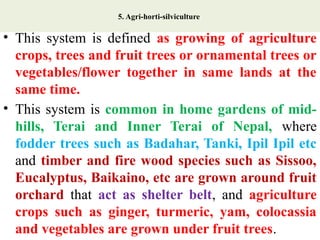 Lecture 3-Agroforestry System and classification.pptx